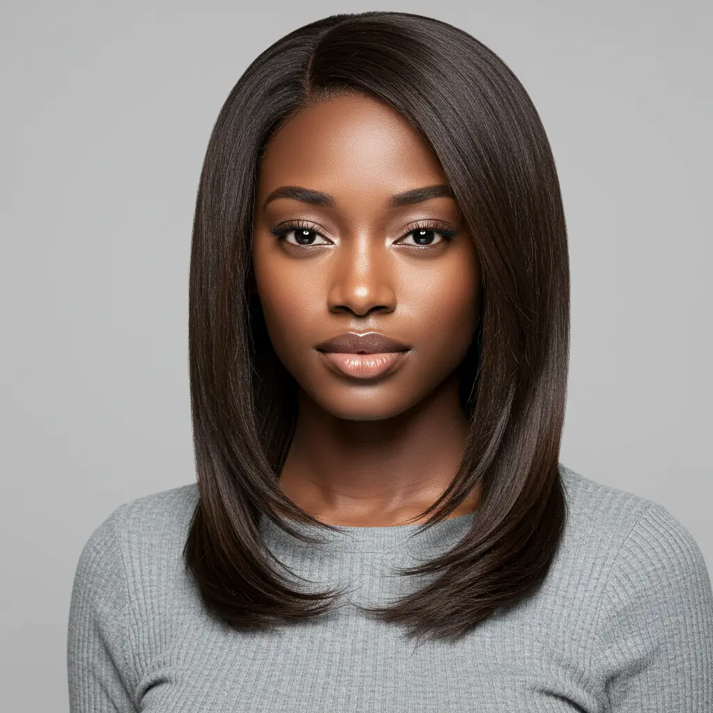 30 Trendy Straight Hairstyles for Black Women | Smooth & Polished Looks