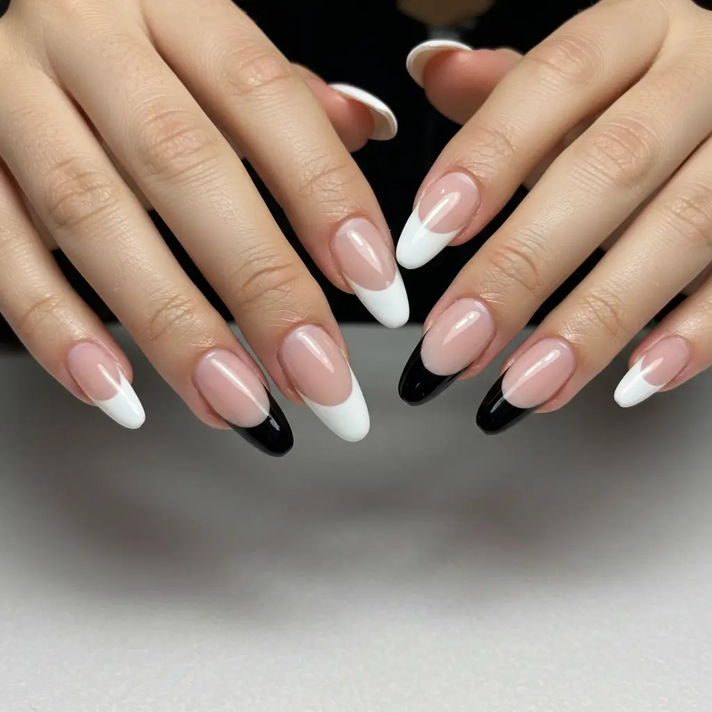 25 Elegant Oval French Tip Nail Designs for Chic Hands